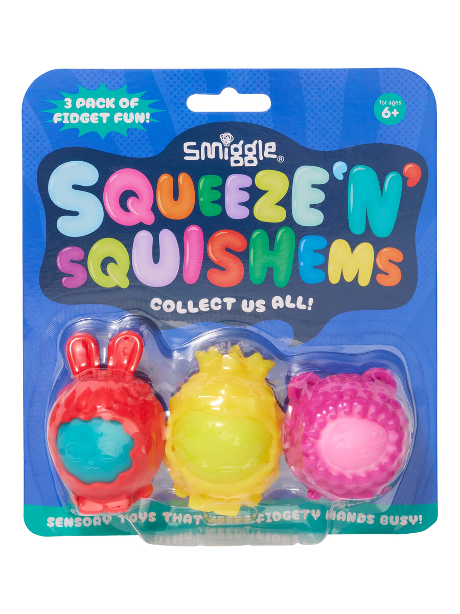 Squeeze N Squish'ems X3 | Smiggle UK